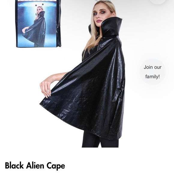 KBW | Costumes | Black Alien Cape | Poshmark